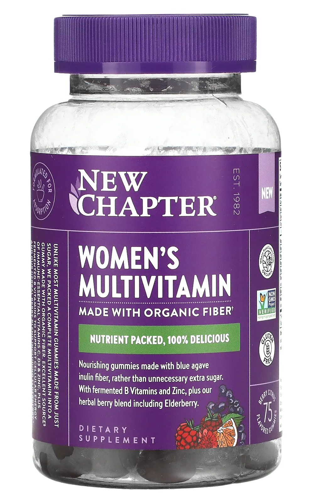 Комплекс New Chapter Women's Multivitamin, Berry Citrus, 75 мармеладок ...