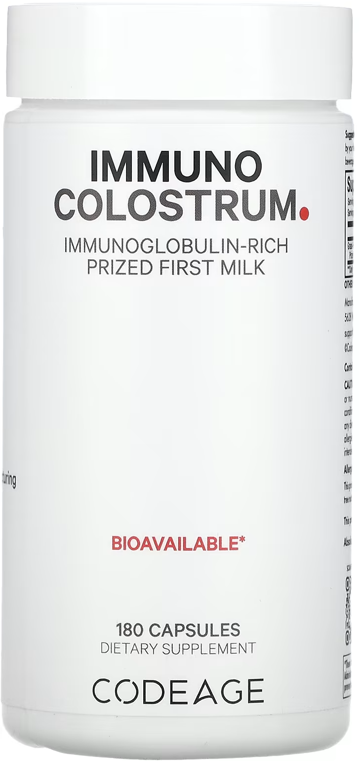 БАД Codeage Immuno Colostrum, 180 капсул (AGE-33388) — купить с ...