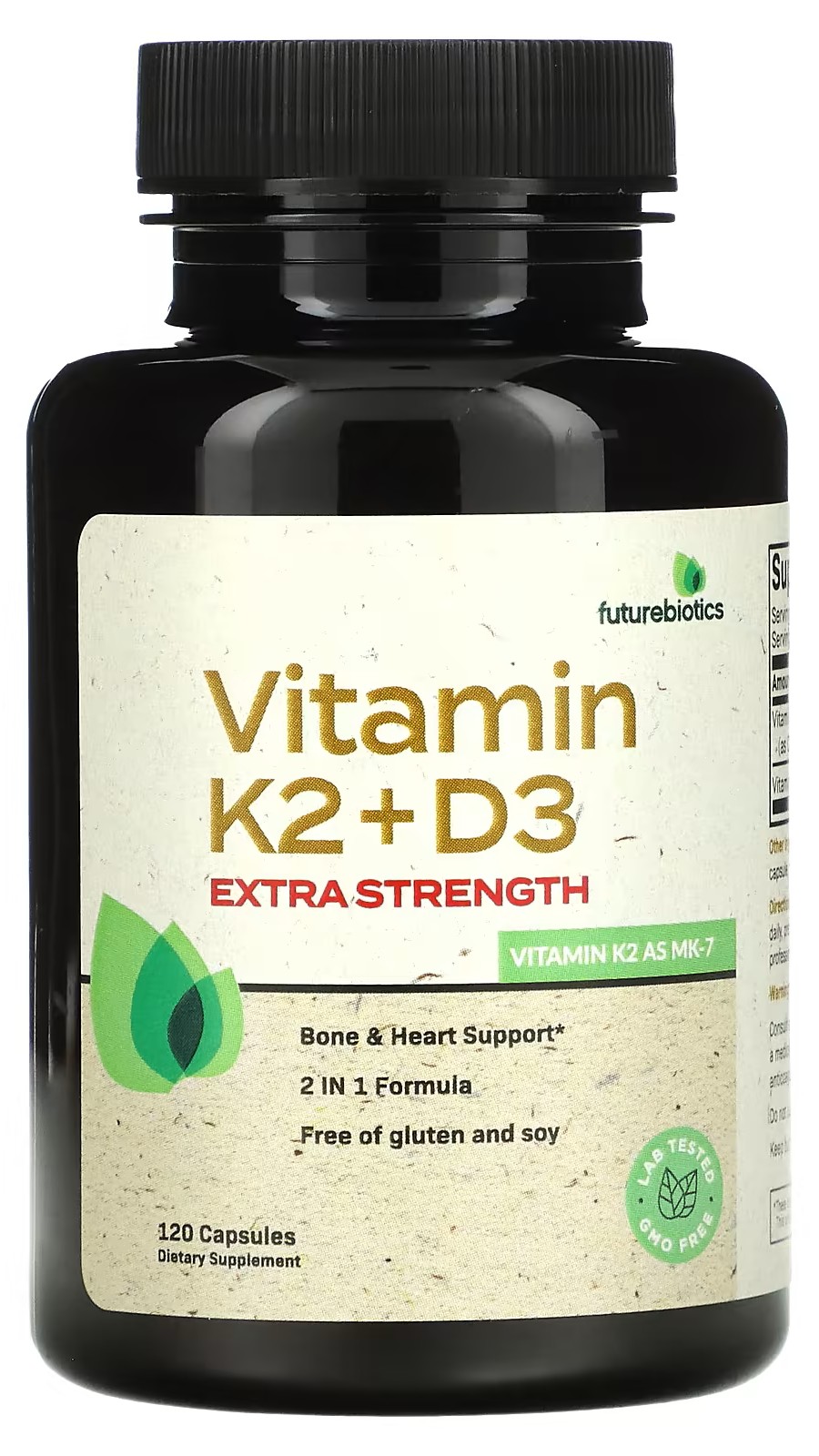 Витамины Futurebiotics Vitamin K2 + D3, Extra Strength, 120 капсул (FBS ...