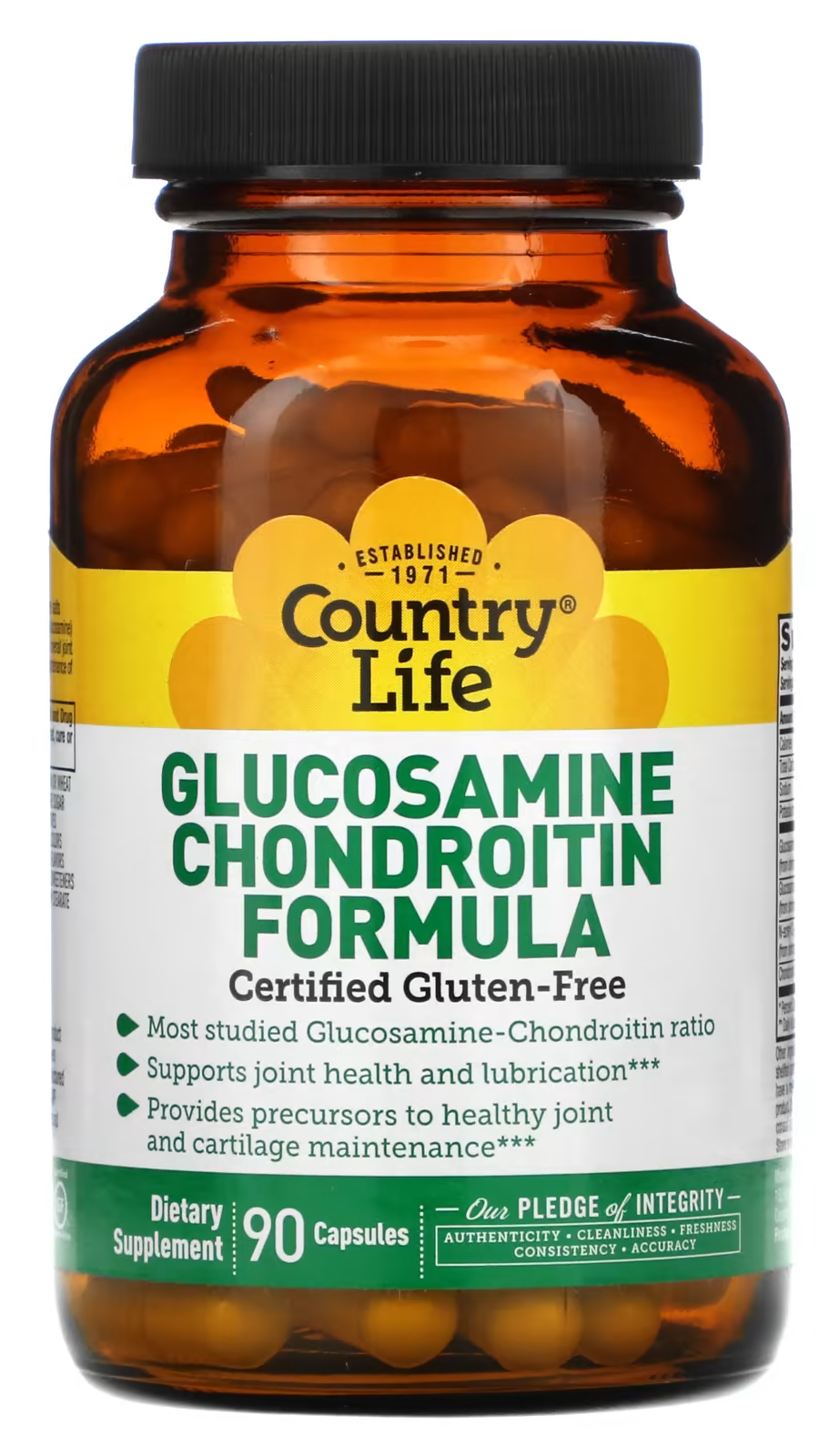 БАД Country Life Glucosamine Chondroitin Formula, 90 капсул (CLF-01707 ...